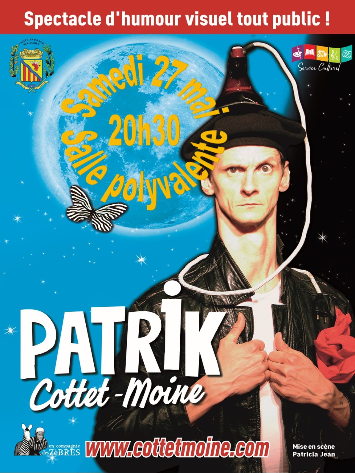 Spectacle d’Humour visuel – Patrick Cottet-Moine – Ste Anastasie S/Issole